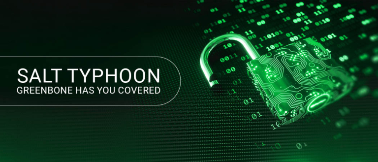 Salt Typhoon: Greenbone Covers All Vulnerabilities